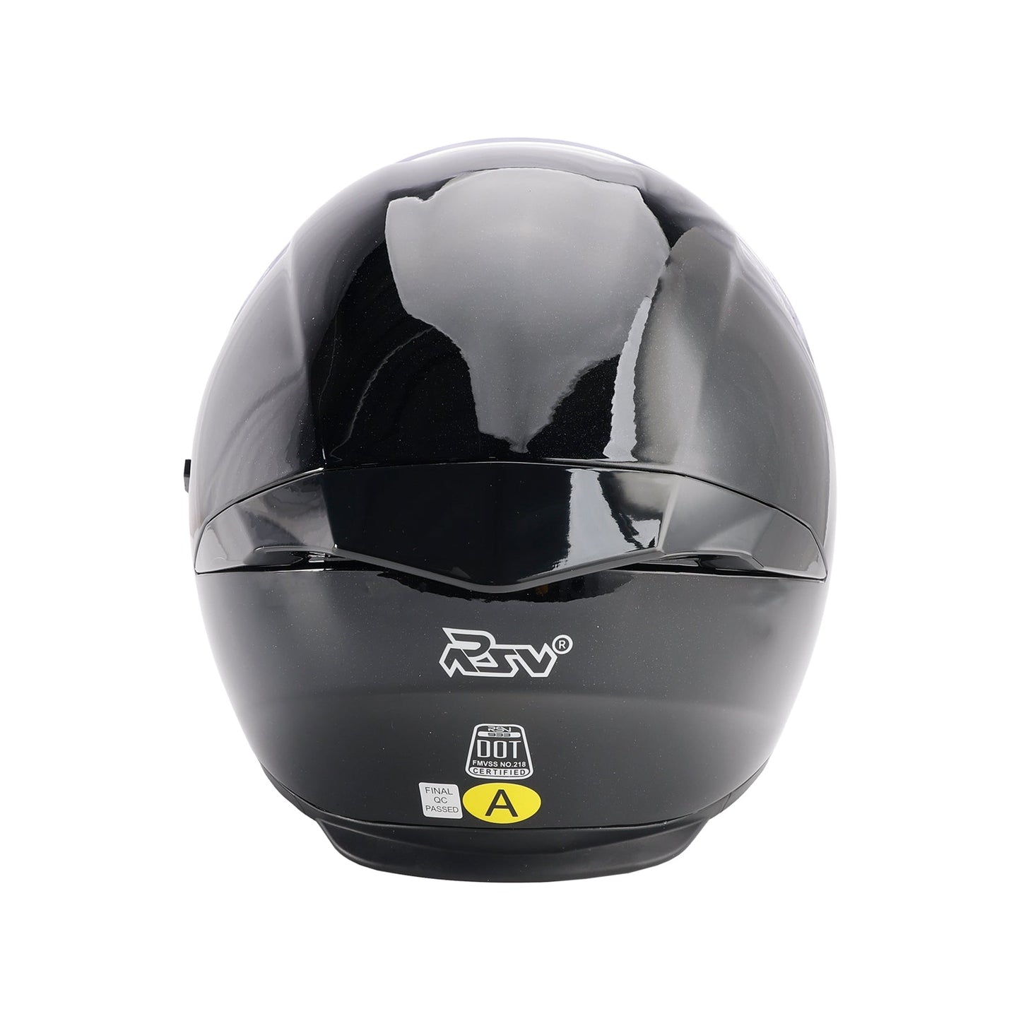DOT Motorradhelm für Erwachsene, Street, Integralhelm, glänzend schwar ...