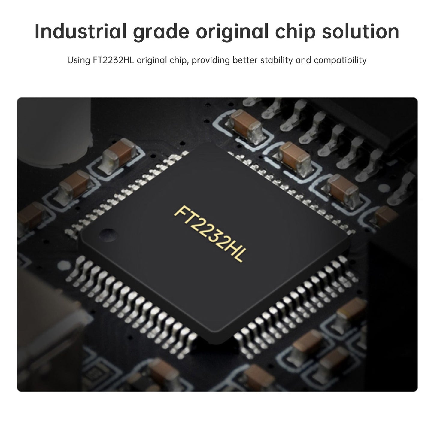 Industriell isolierter USB-zu-2-Wege-RS485-Seriell-Port-Konverter für ...