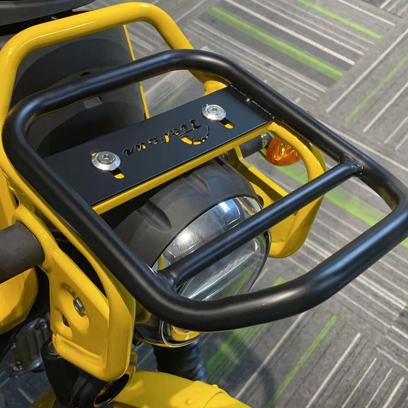 Schwarzer Frontgep?cktr?ger für Honda Cross Cub CC110 CC50 Super Cub 5 ...