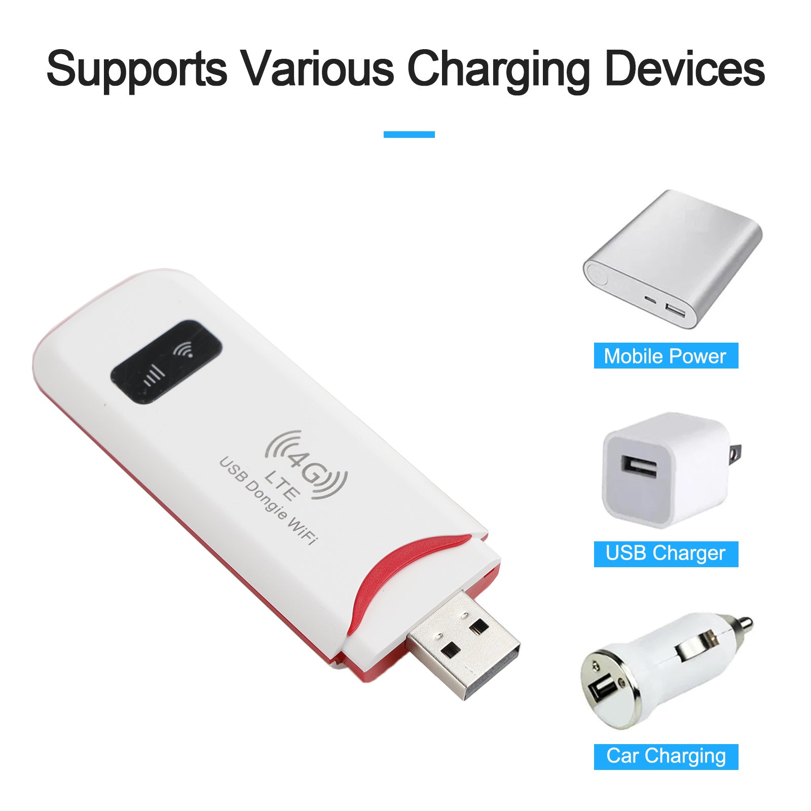 4G LTE Wireless Router WiFi Mobiles Breitbandmodem USB Dongle Unlocked ...