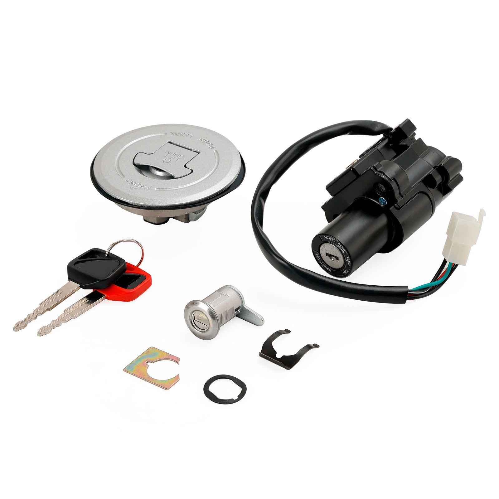 ZüNDSCHLOSS SET 2 SCHLüSSEL Fit FüR HONDA CB600S CB600F2 HORNET 250 CB ...