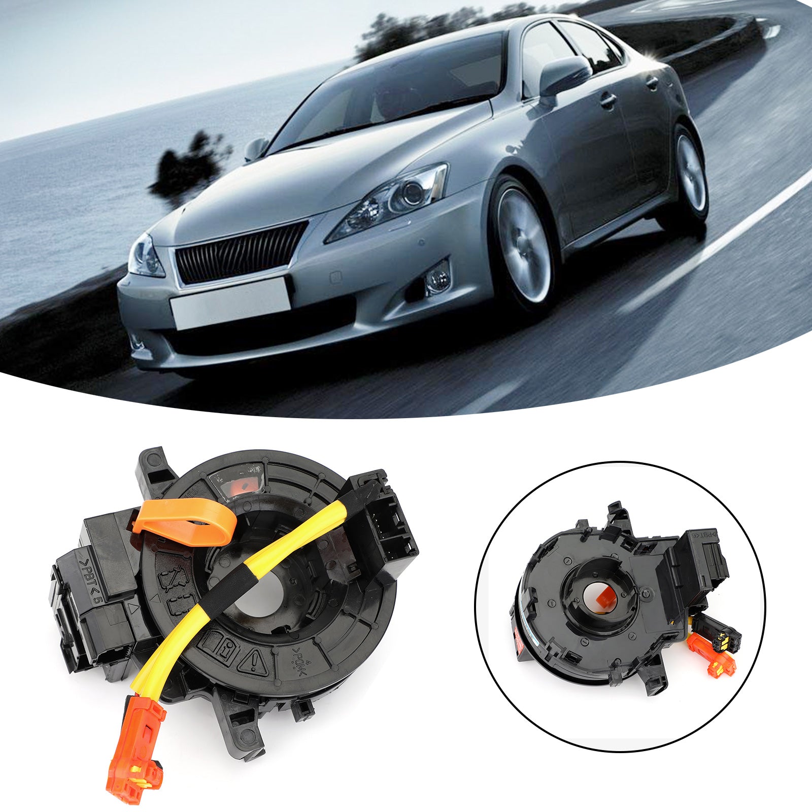 Spiral Cable Clock Spring 84306-06140 For Toyota Camry Land Cruiser ...