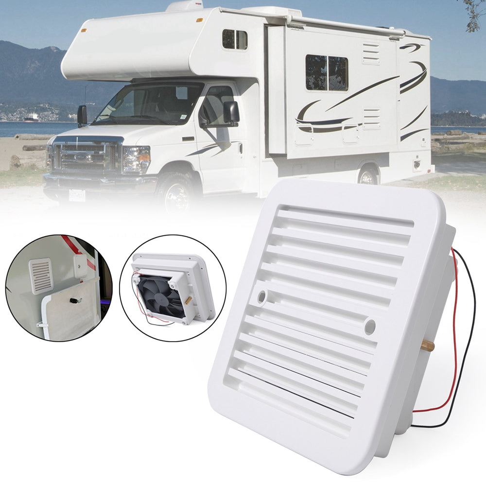 12 V RV Caravan Side Air Trailer Vent Ventilation Cooling Mute Abluftv ...
