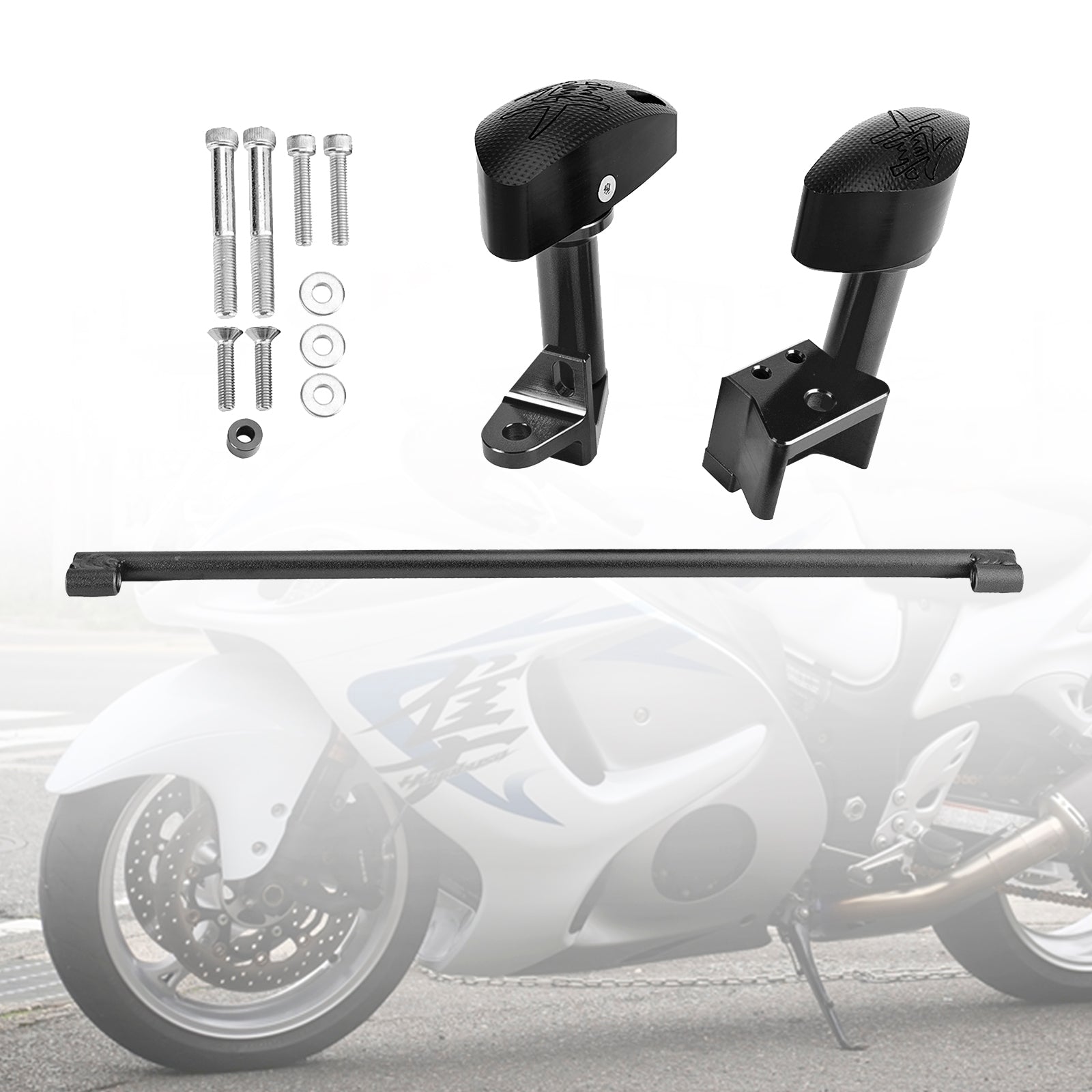 Suzuki Gsxr1300 Hayabusa 2008–2020 Protector Engine Crash Bunds Pads S ...