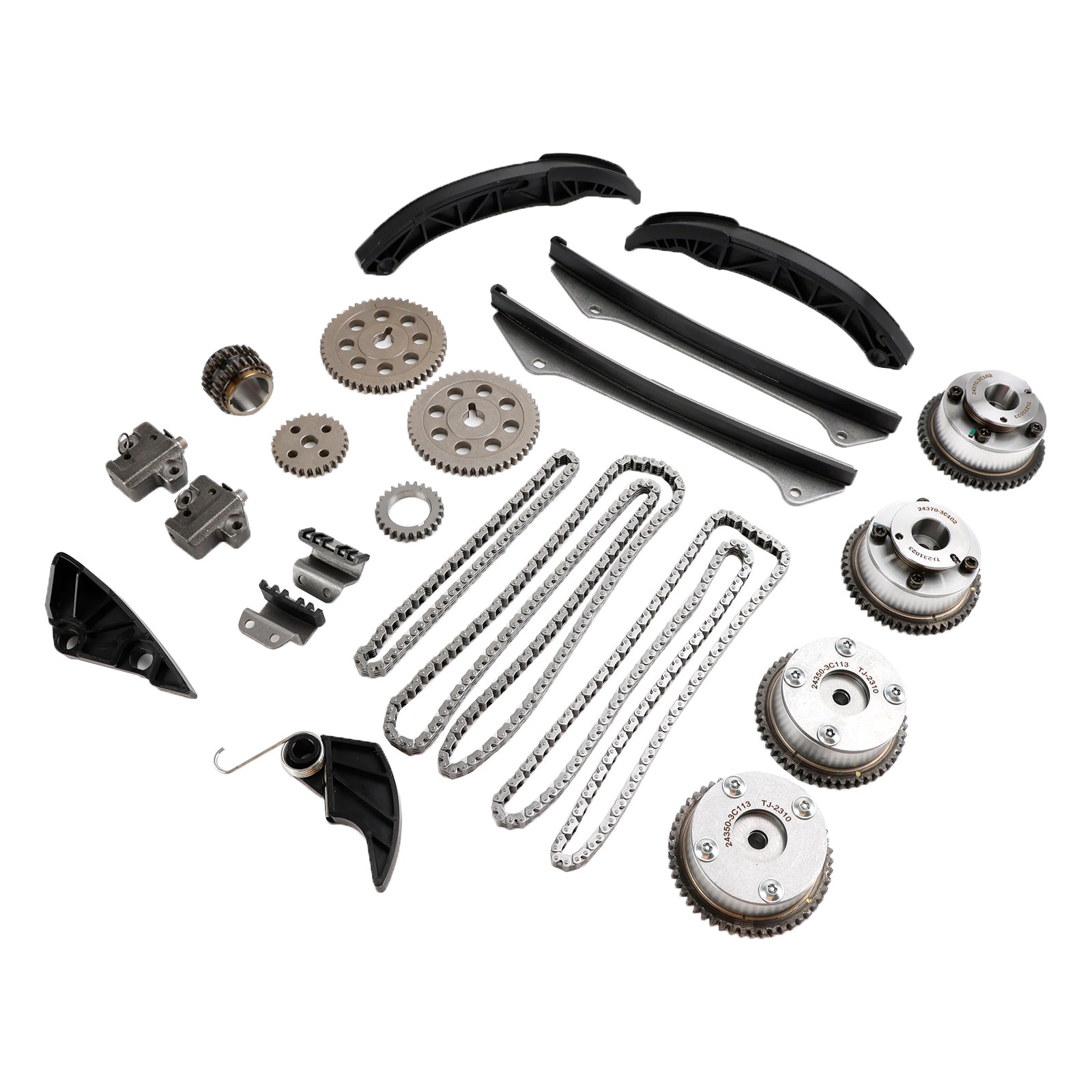 2011 Hyundai Azera 3.3L 3.8L Timing Chain Kit 24312-3C100 24420-3C100 ...