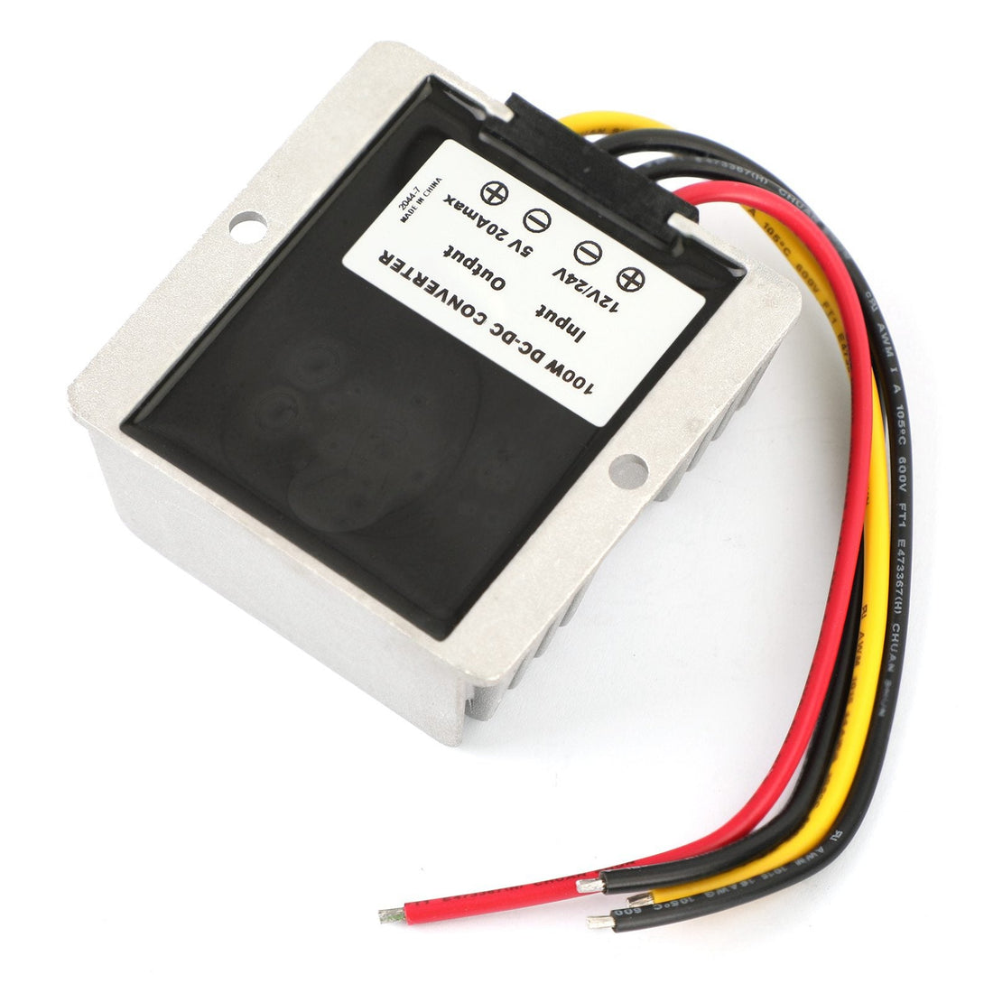 Wasserdichter 12V/24V bis 5V 20A 100W DC/DC-Leistungs-Wandler-Abw?rtsR – oonooo