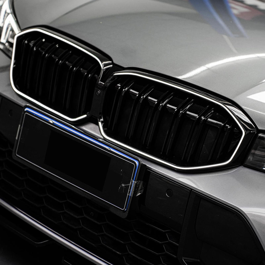 BMW 3er G20 G28 2023–2024 Double Line Black Front-Nierengitter – oonooo