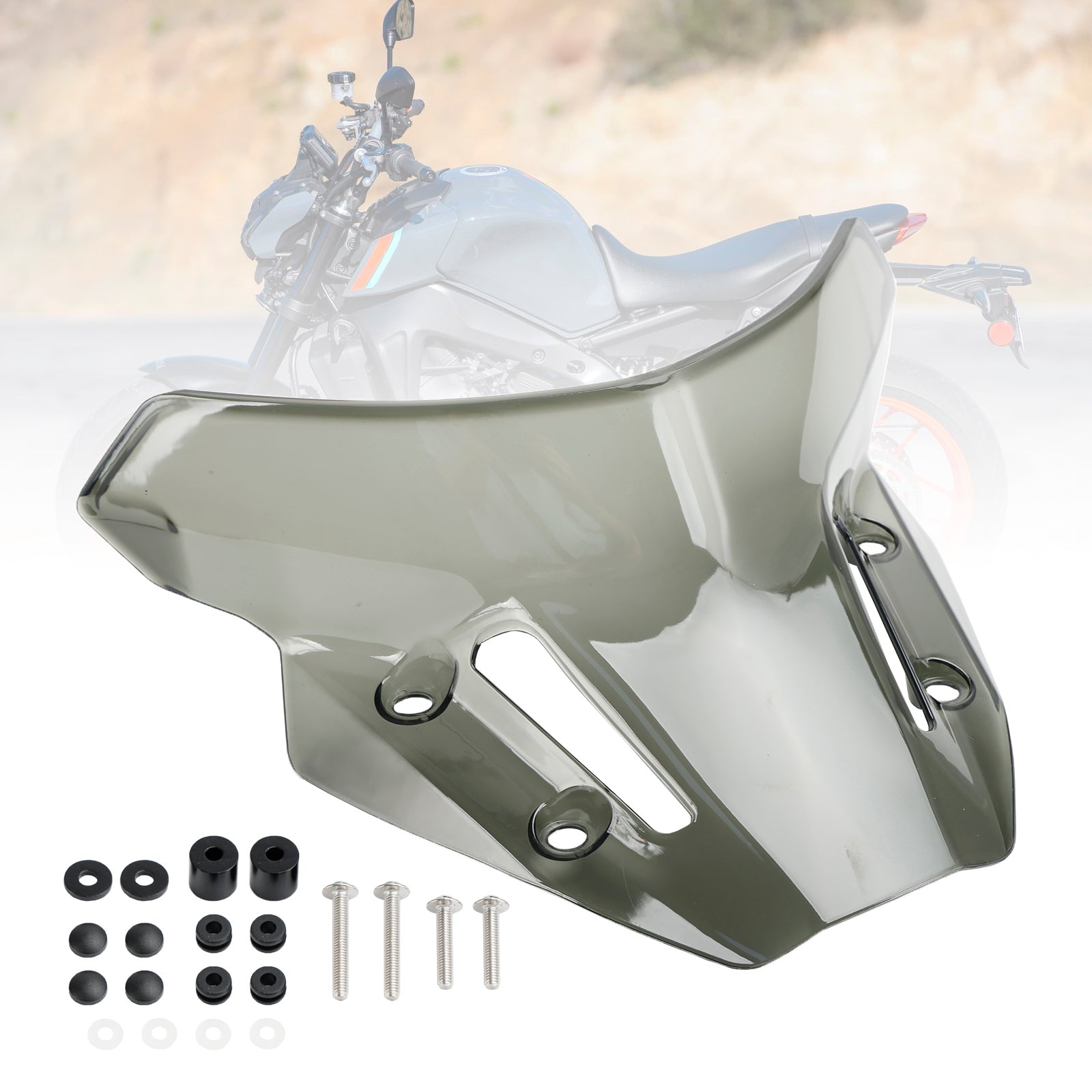 YAMAHA MT-09 MT 09 2021-2023 ABS Motorcycle Windshield WindScreen – oonooo