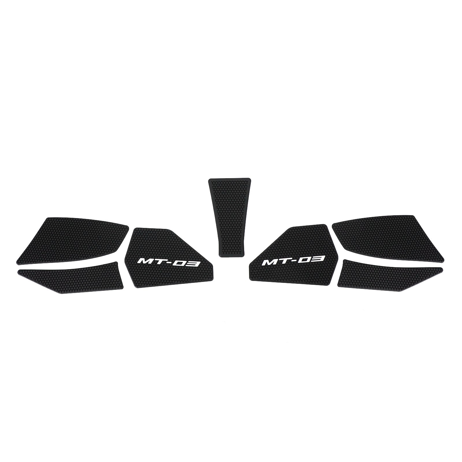 Yamaha MT 03 MT-03 2020-2022 Tank Traction Grip Pads Schwarz 7-teilige ...