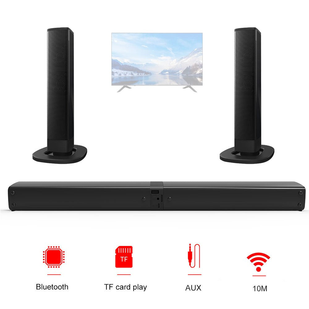 BT Surround Sound Bar Wireless Subwoofer TV Heimkino & Remote-Laut – oonooo