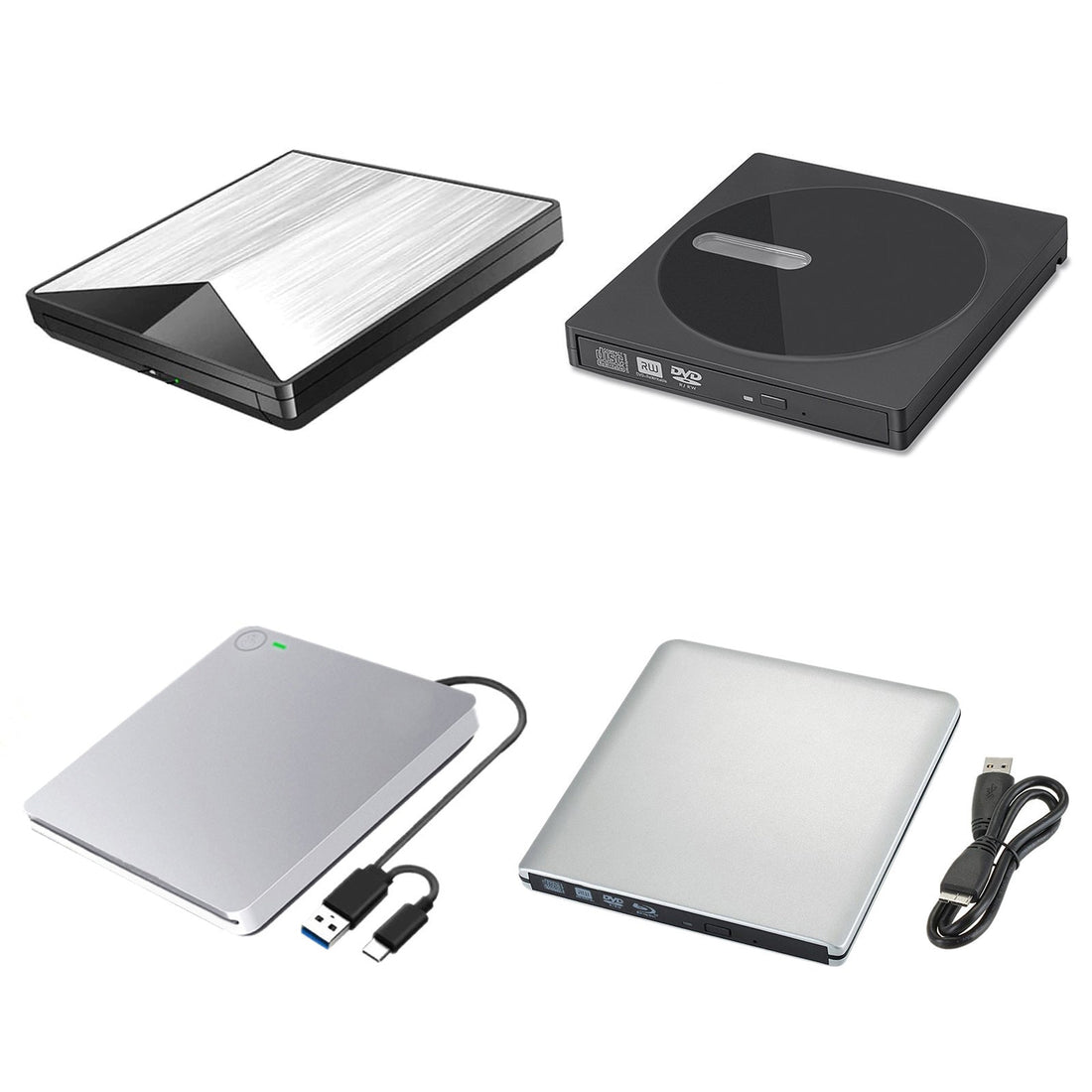 6X Blu-ray-Brenner USB Externer Super Slim BD DVD CD RW Disc Writer Mo ...