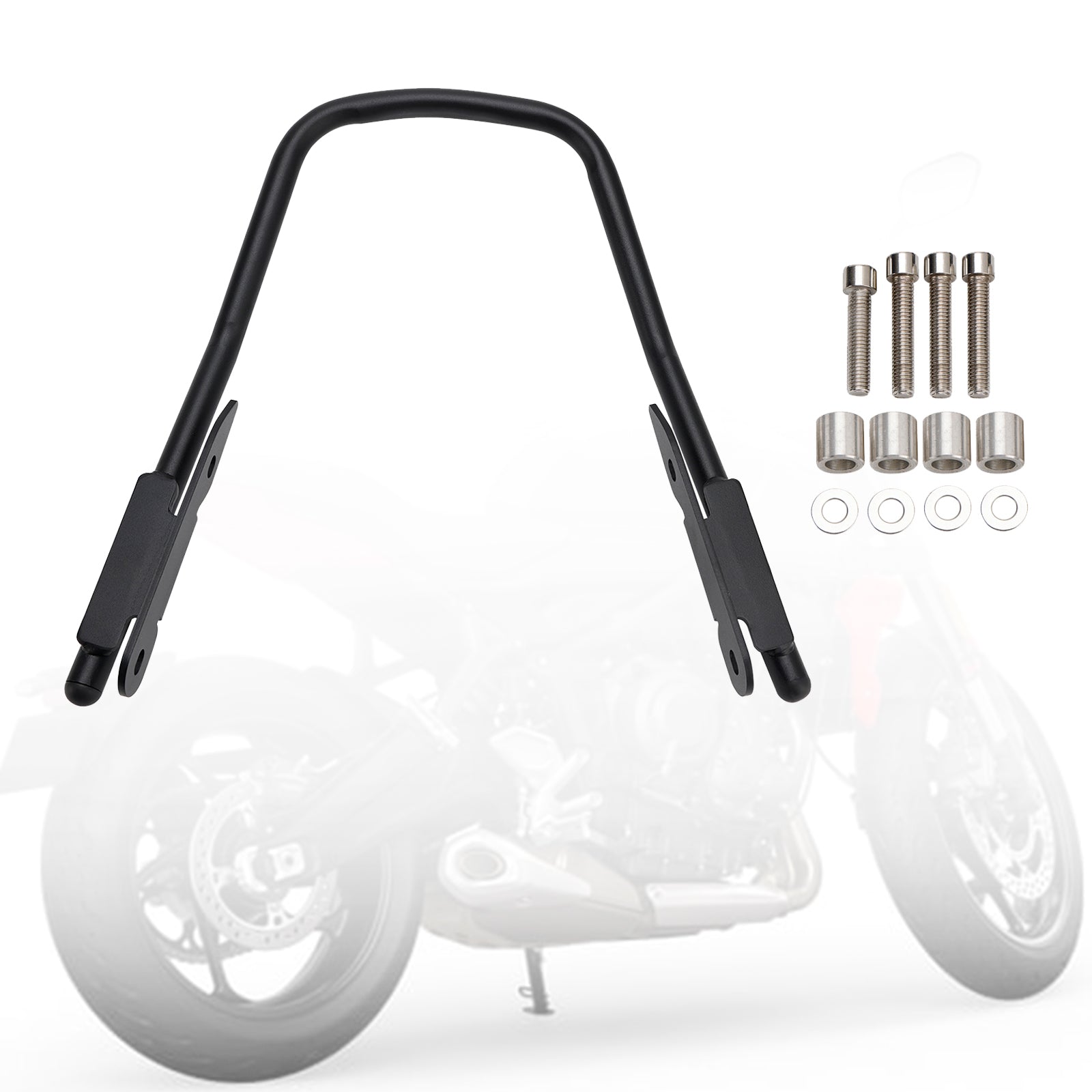 Trident 660 2021–2023 Motorrad-Beifahrerarmlehne, Handhalter, Fedex Ex ...