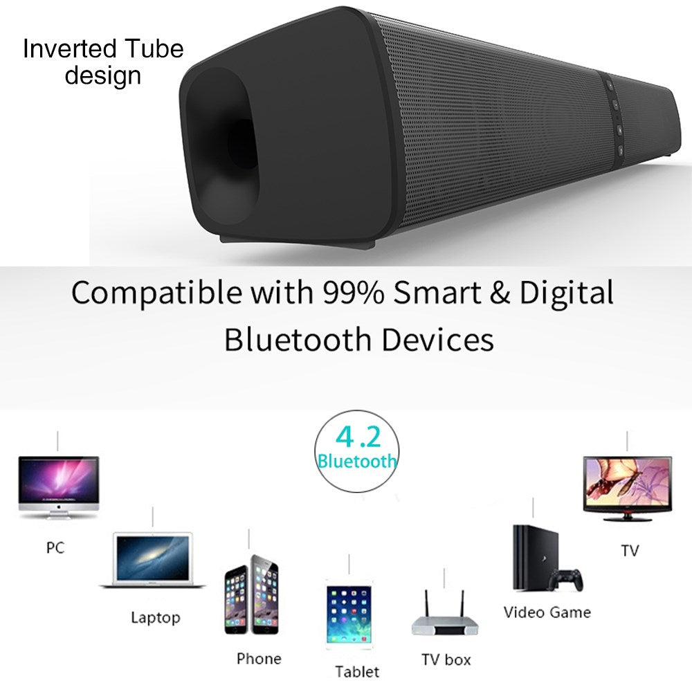 BT Surround Sound Bar Wireless Subwoofer TV Heimkino & Remote-Laut – oonooo