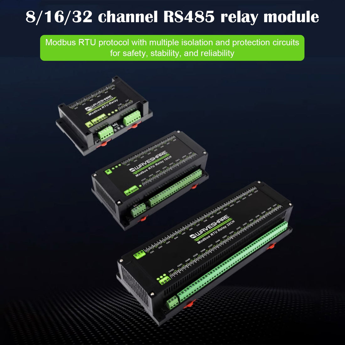 Modbus RTU 8/16/32-Kanal-RS485-Relaismodul-Isolationsschutzschaltungen ...